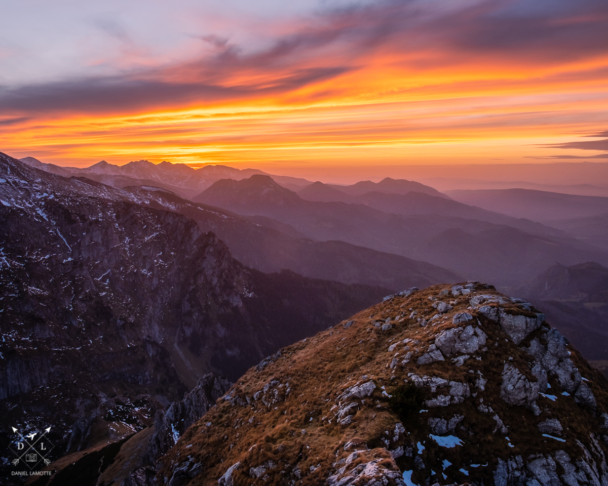 Wydruk "Giewont o zachodzie" — dlamotte.com
